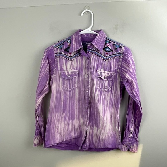 Cowgirl Hardware | Shirts & Tops | Cowgirl Hardware Girls Western Snap ...